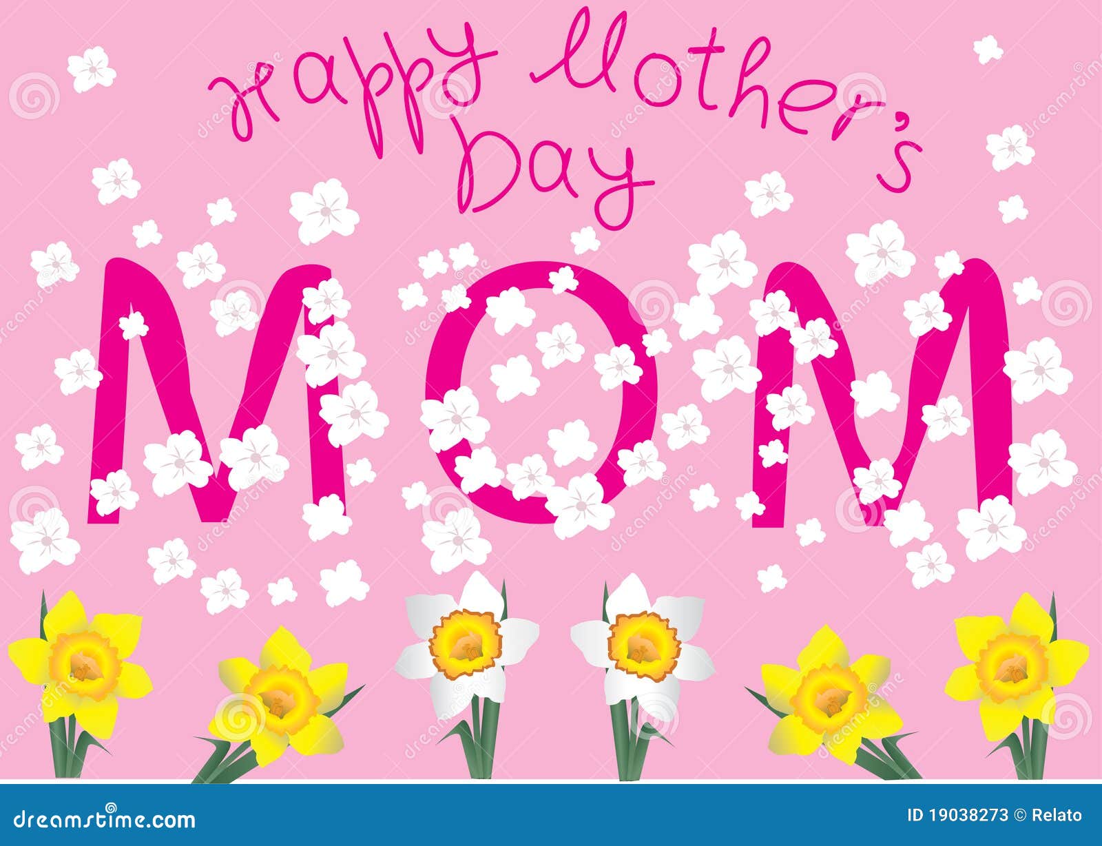 Moederdag vector illustratie. Illustration of kader, aantal - 19038273