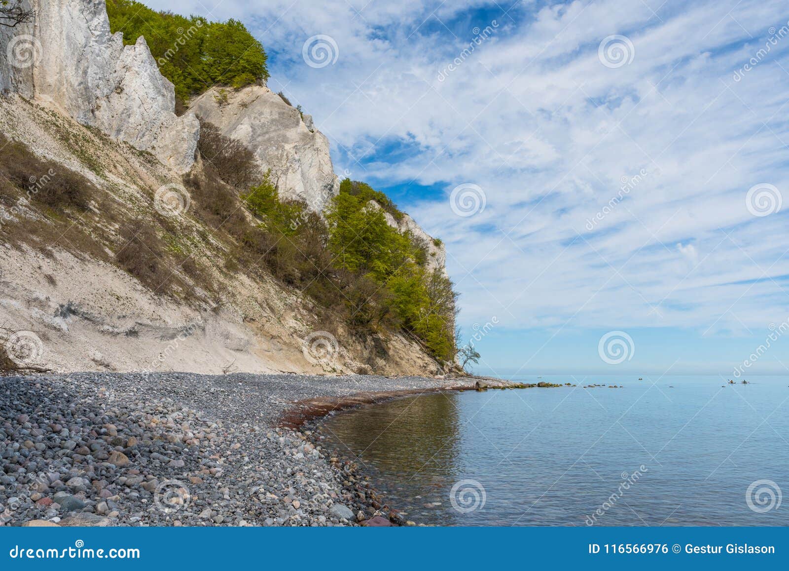 Moens Klint Chalk Cliffs in Denmark Stock Photo - Image of chalk ...
