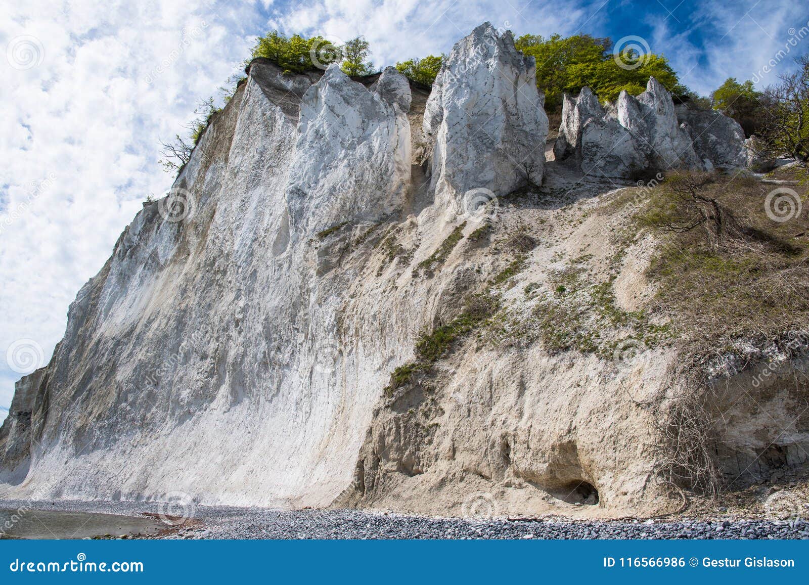 Moens Klint Chalk Cliffs in Denmark Stock Photo - Image of danish ...