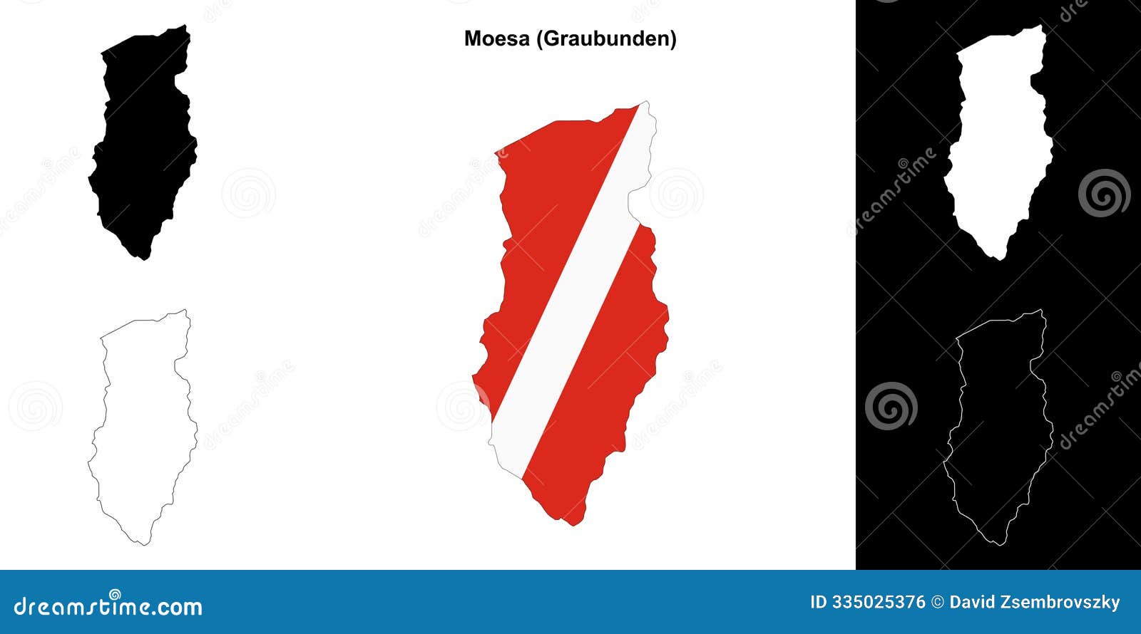 Moesa outline map stock illustration. Illustration of shape - 335025376