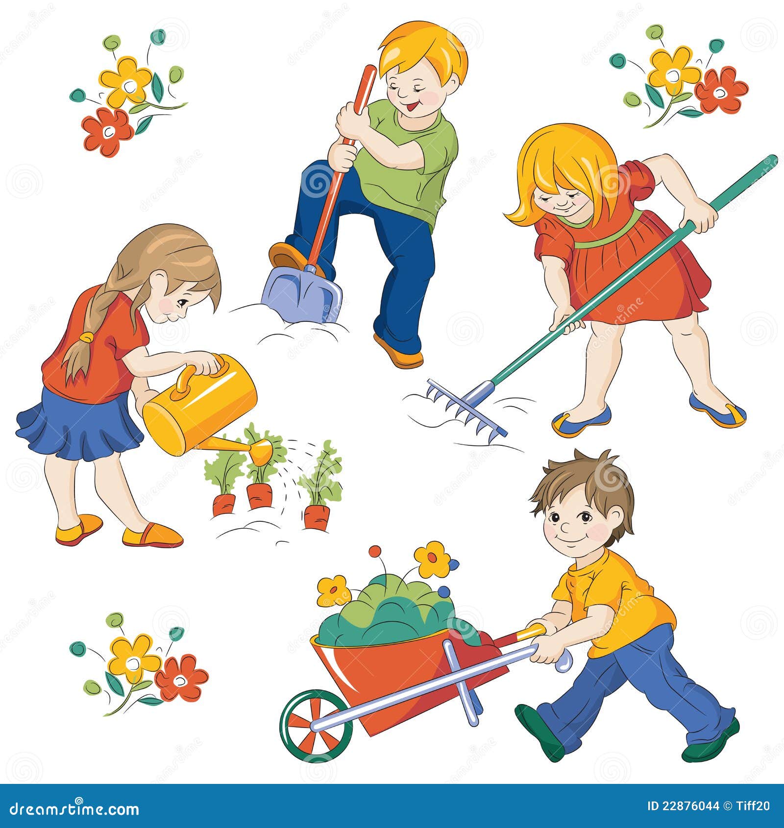 Moestuin vector illustratie. Illustration of harken, plantaardig - 22876044