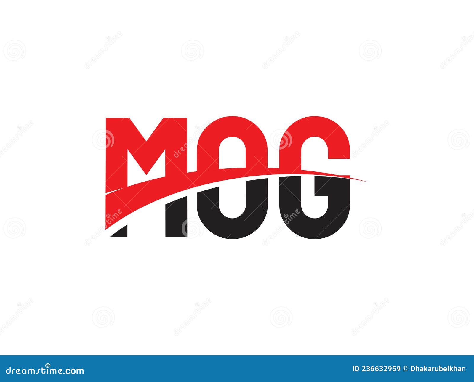 MOG Letter Initial Logo Design Stock Vector - Illustration of creative ...