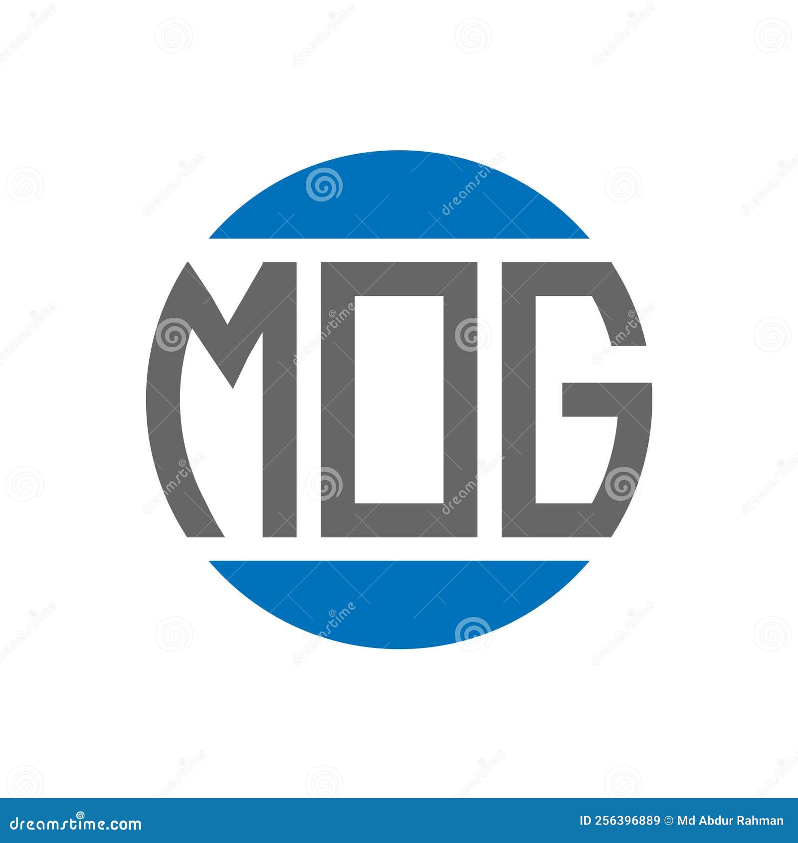 MOG Letter Logo Design on White Background. MOG Creative Initials ...