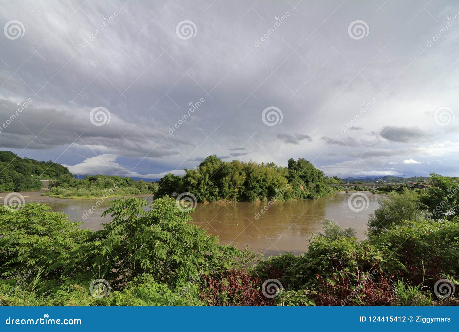 Mogami river in Sagae stock photo. Image of yamagata - 124415412