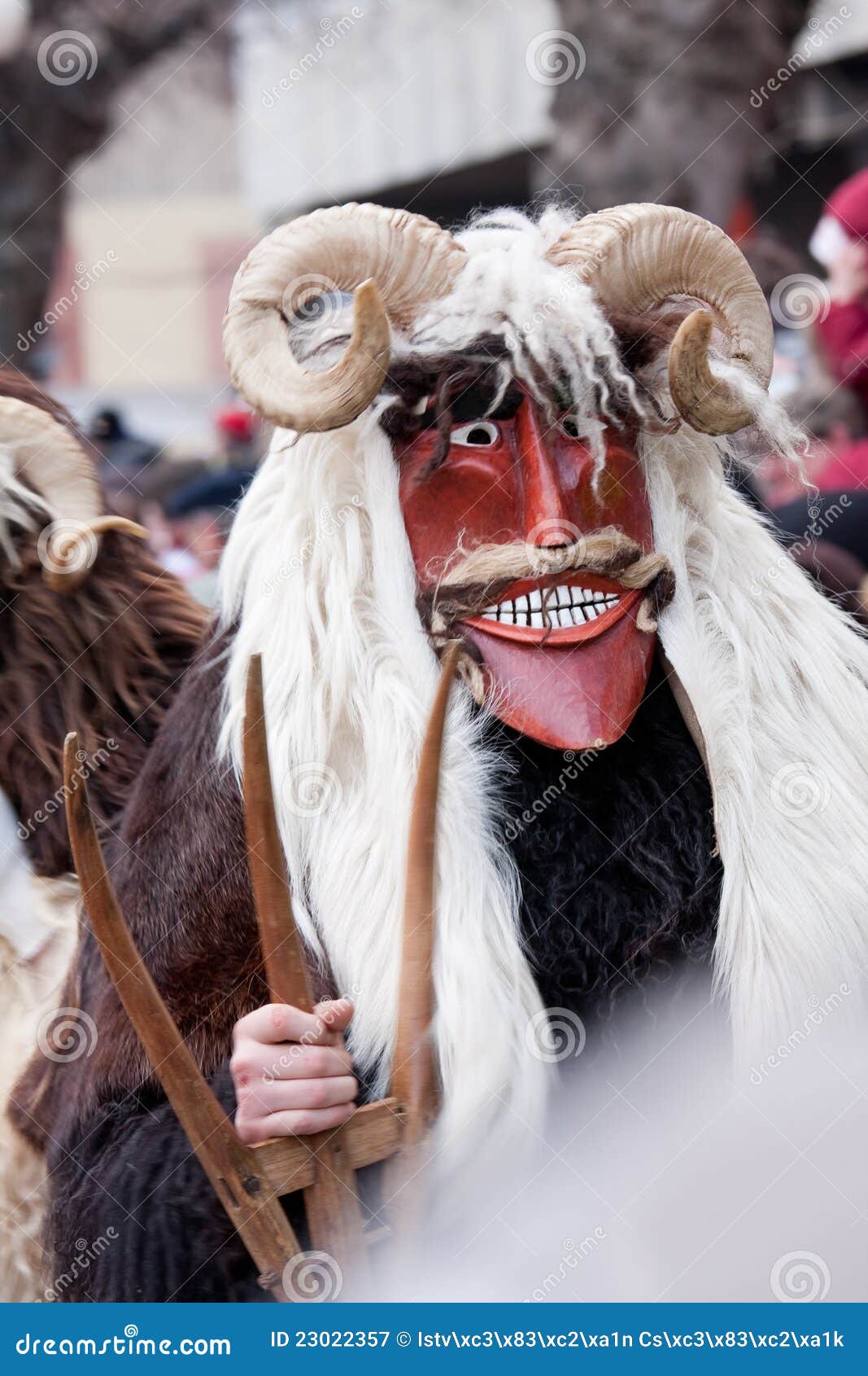 Mohacsi Busojaras carnival editorial photography. Image of dress - 23022357