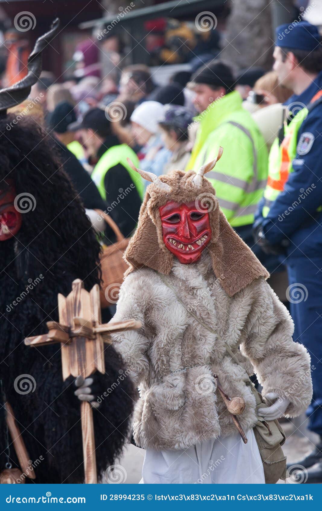 Mohacsi Busojaras carnival editorial image. Image of colorful - 28994235