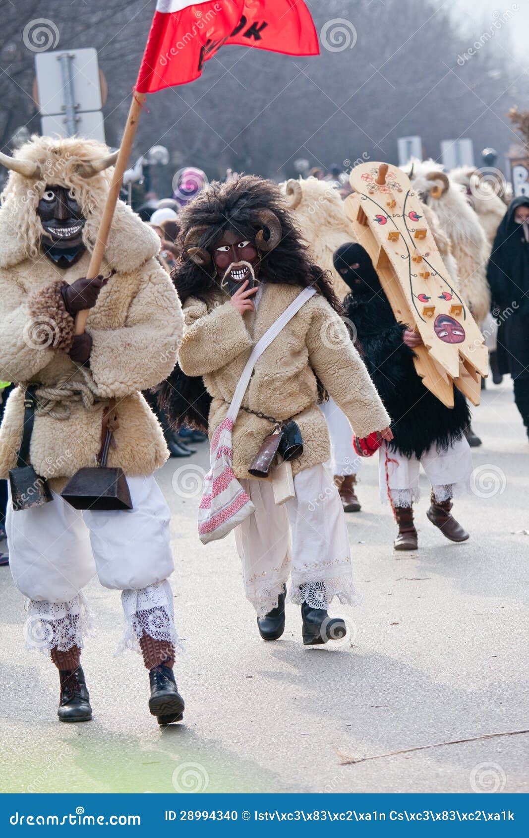 Mohacsi Busojaras carnival editorial image. Image of festival - 28994340