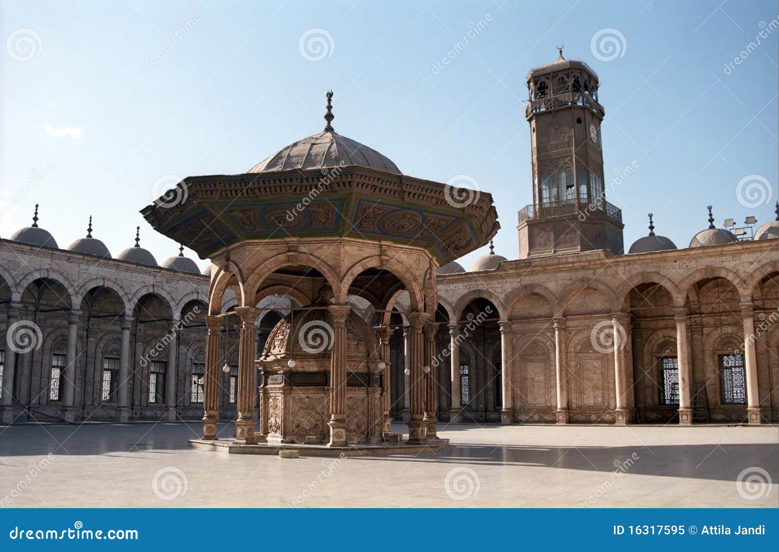 Mohamed Ali Mosque, Cairo, Egypt Stock Image - Image of koran, islamic ...