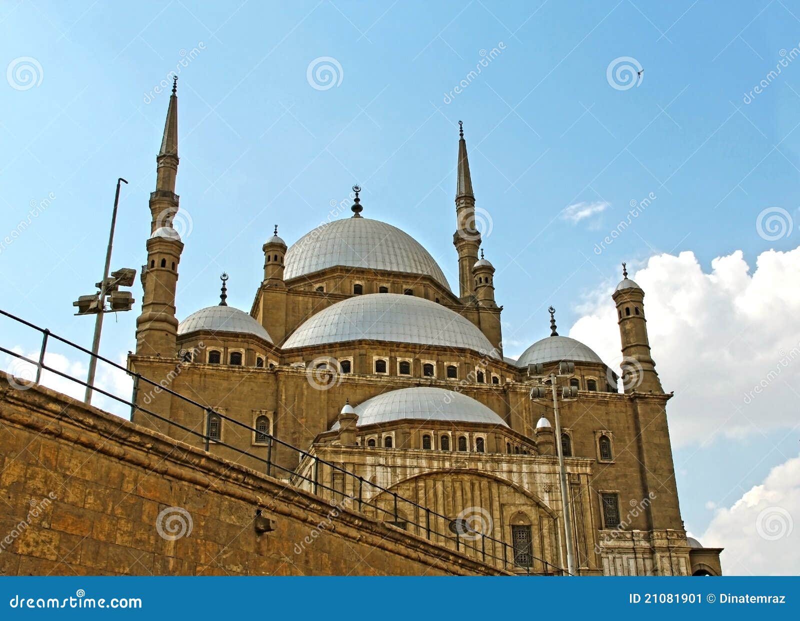 Mohamed Ali Mosques. stock image. Image of destined, beautiful - 21081901