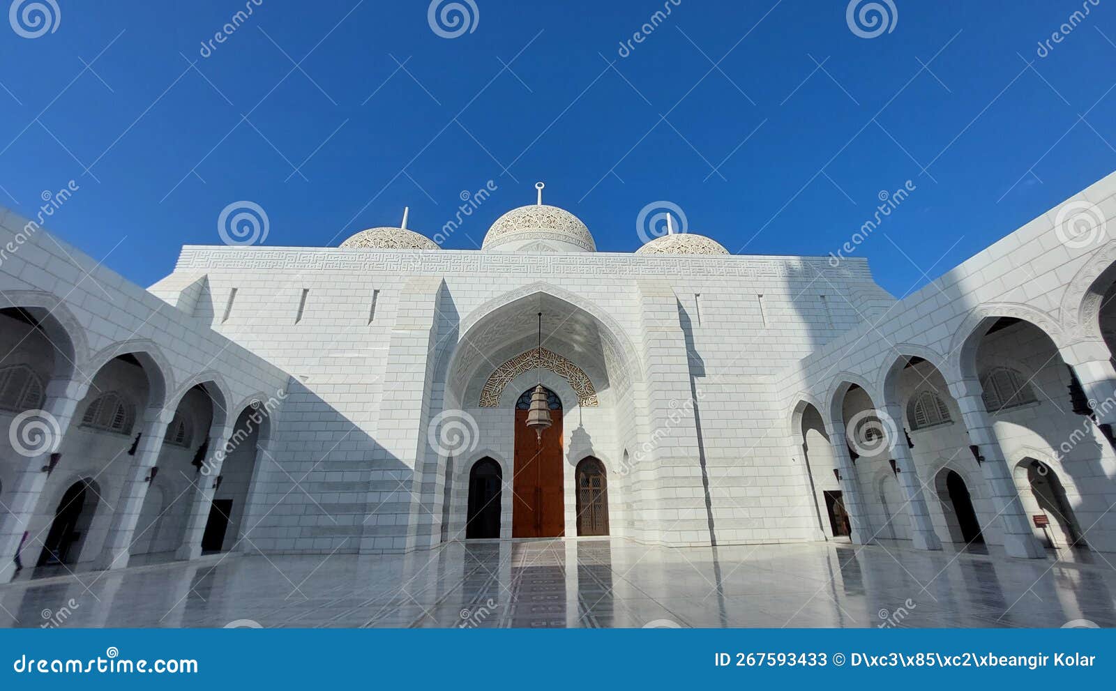 Mohammed Al Ameen Mosque, Muscat, Oman ???????? Stock Image - Image of ...