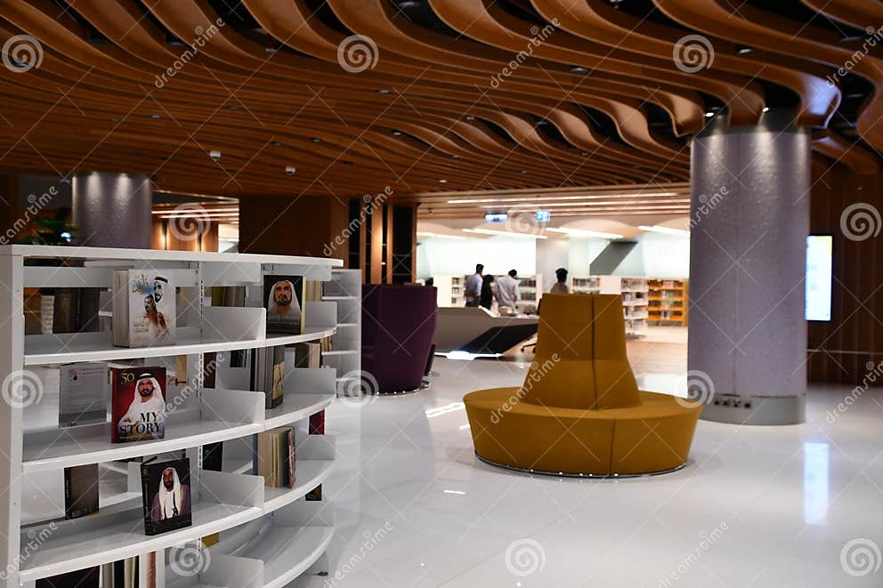 Mohammed Bin Rashid Library in Dubai, UAE Editorial Photography - Image ...