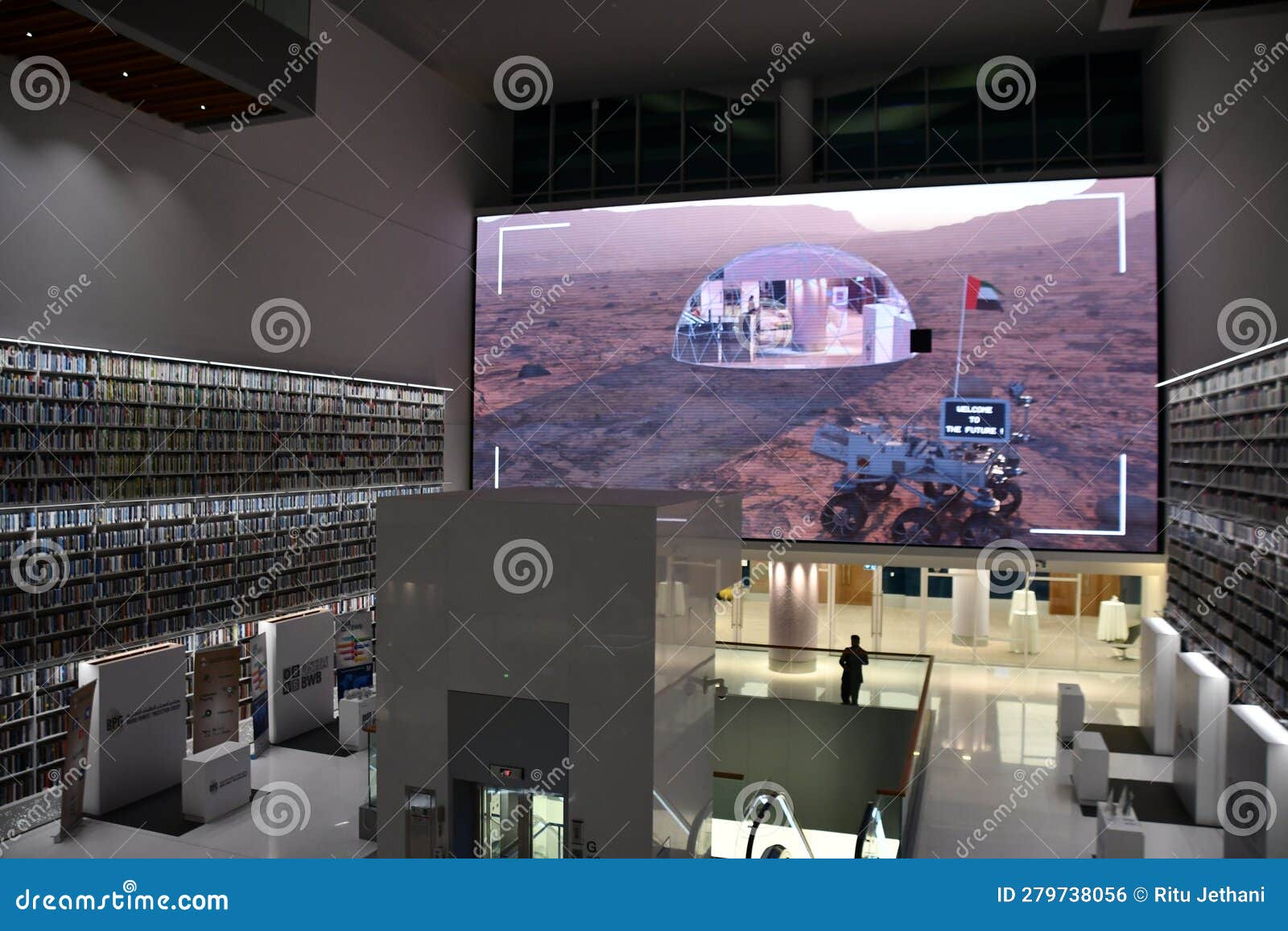 Mohammed Bin Rashid Library in Dubai, UAE Editorial Photo - Image of ...