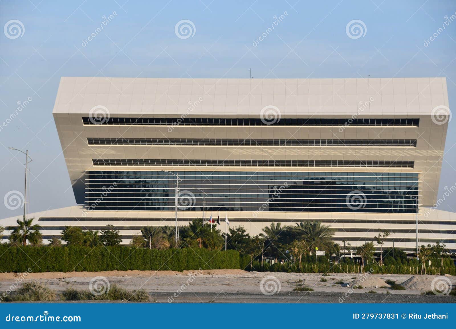 Mohammed Bin Rashid Library in Dubai, UAE Stock Image - Image of arab ...