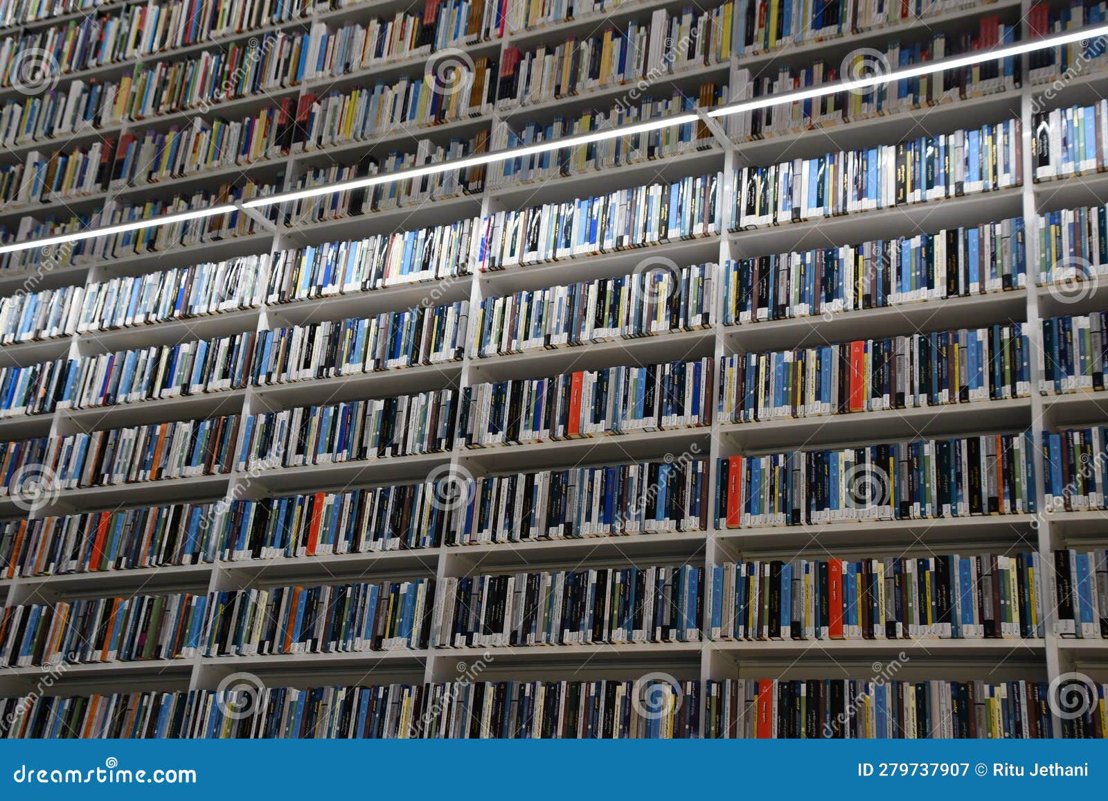 Mohammed Bin Rashid Library in Dubai, UAE Stock Image - Image of future ...