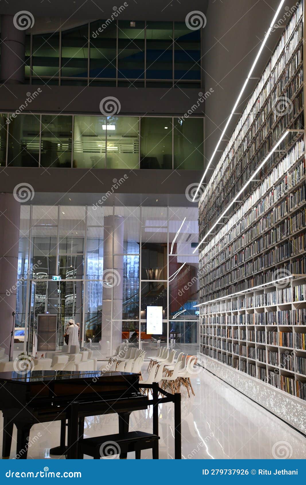 Mohammed Bin Rashid Library in Dubai, UAE Editorial Photo - Image of ...