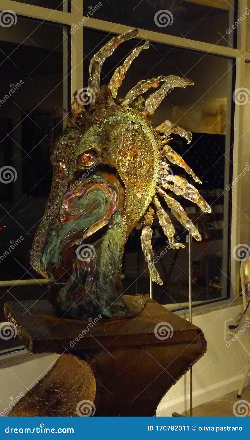 Mohawk Sculpture Made from Metals Stock Image - Image of sculpture ...