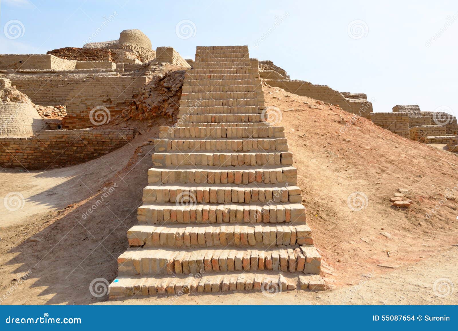 Mohenjo Daro stock photo. Image of ancient, dead, metropolis - 55087654