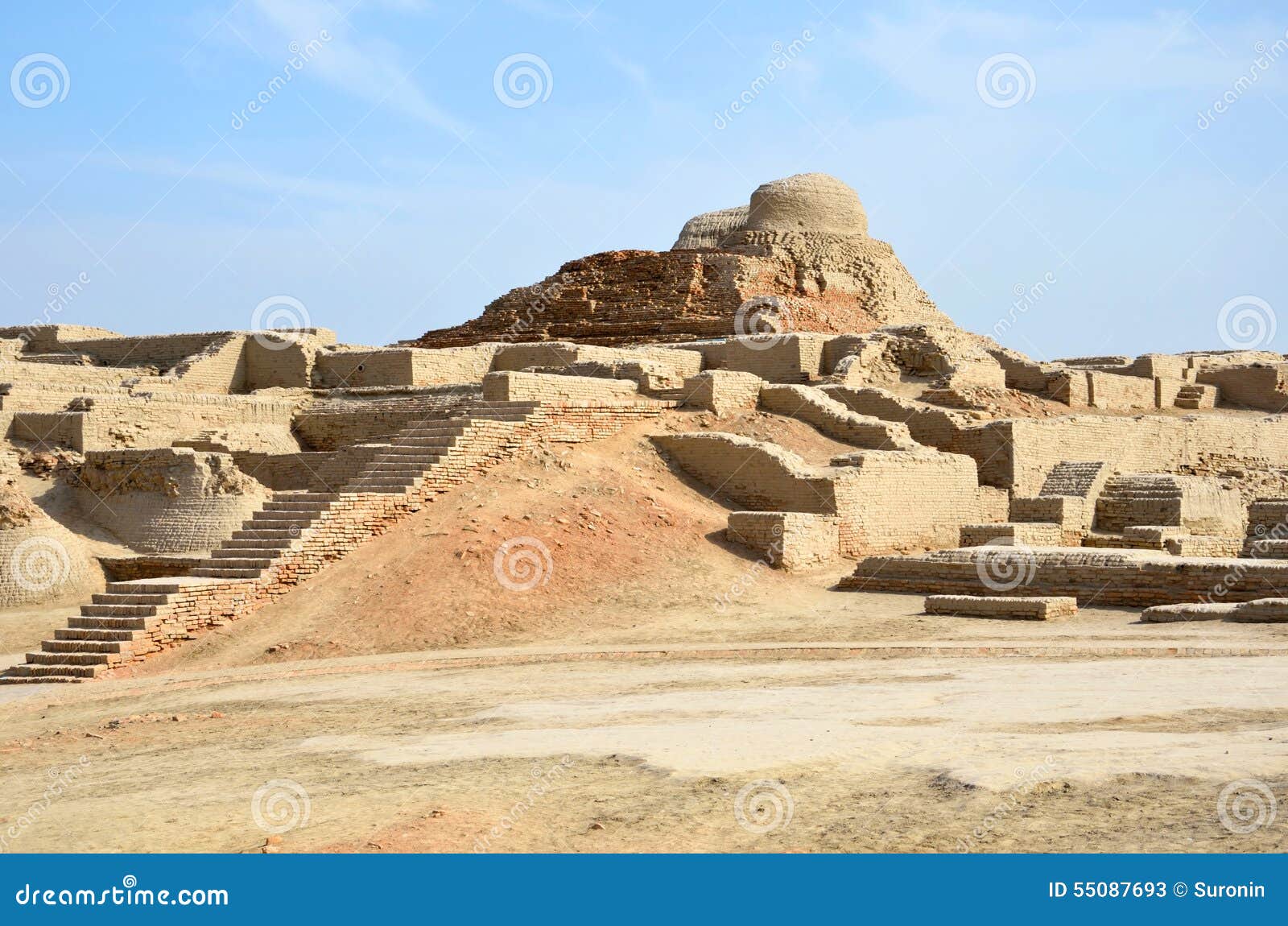 Mohenjo Daro stock image. Image of site, asia, dead, mohenjodaro - 55087693