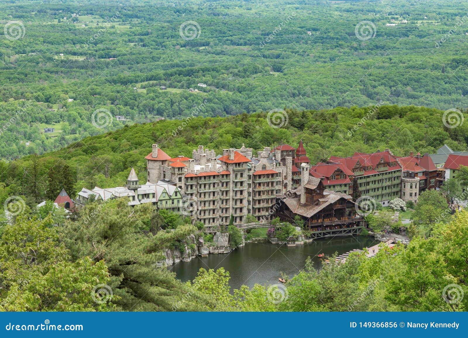 Mohonk Mountain House stock photo. Image of mountain - 149366856