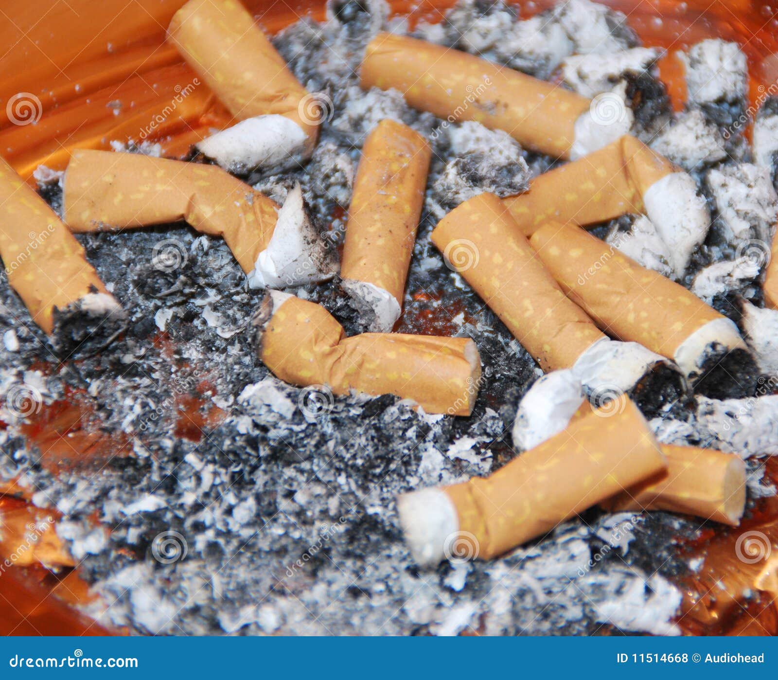 Moignons de cigarettes photo stock. Image du cancer, canard - 11514668