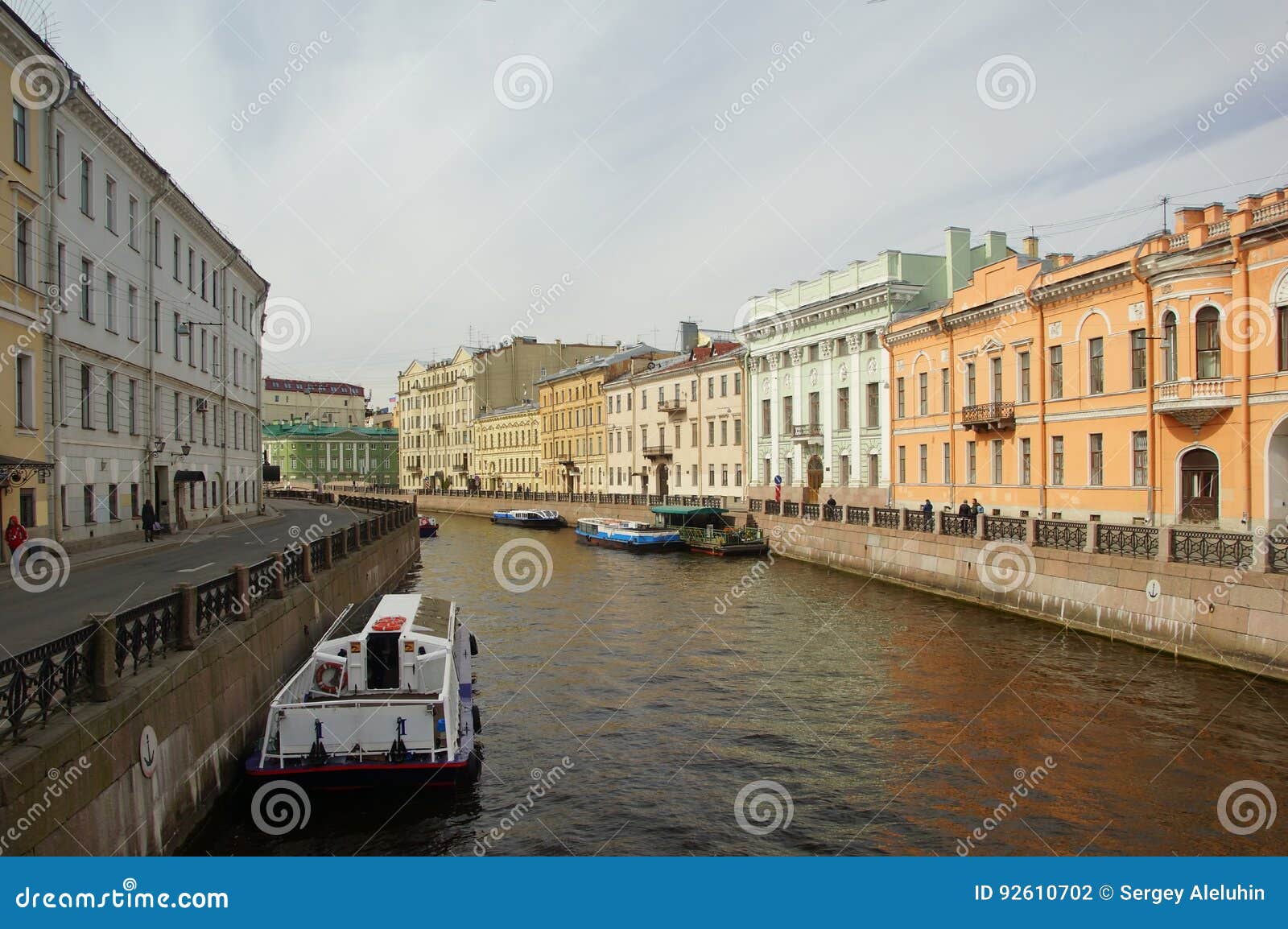 Moika River in Saint Petersburg Editorial Photography - Image of ...