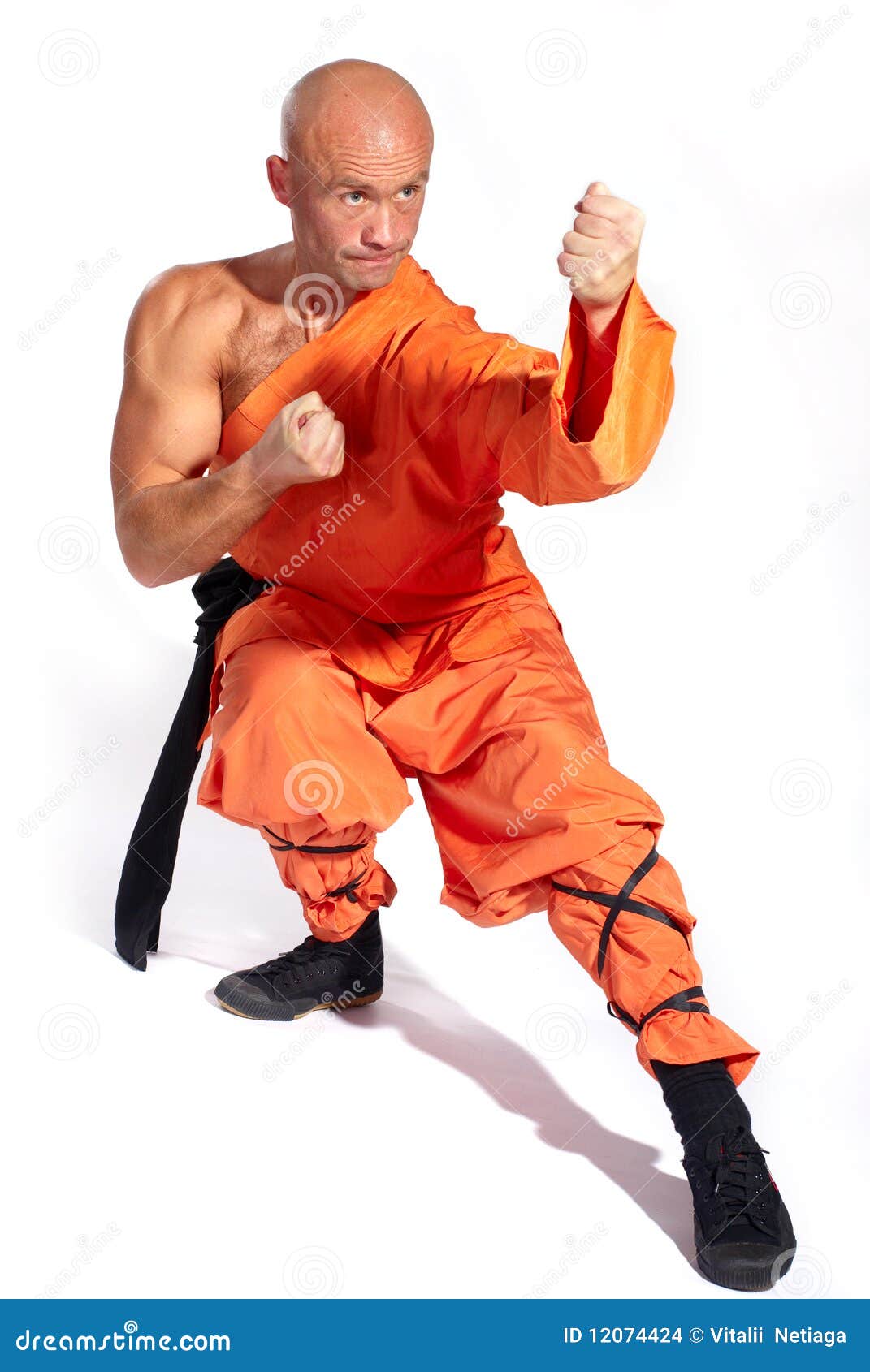 Moine De Guerrier De Shaolin Photo stock - Image du guerriers, chasseur ...