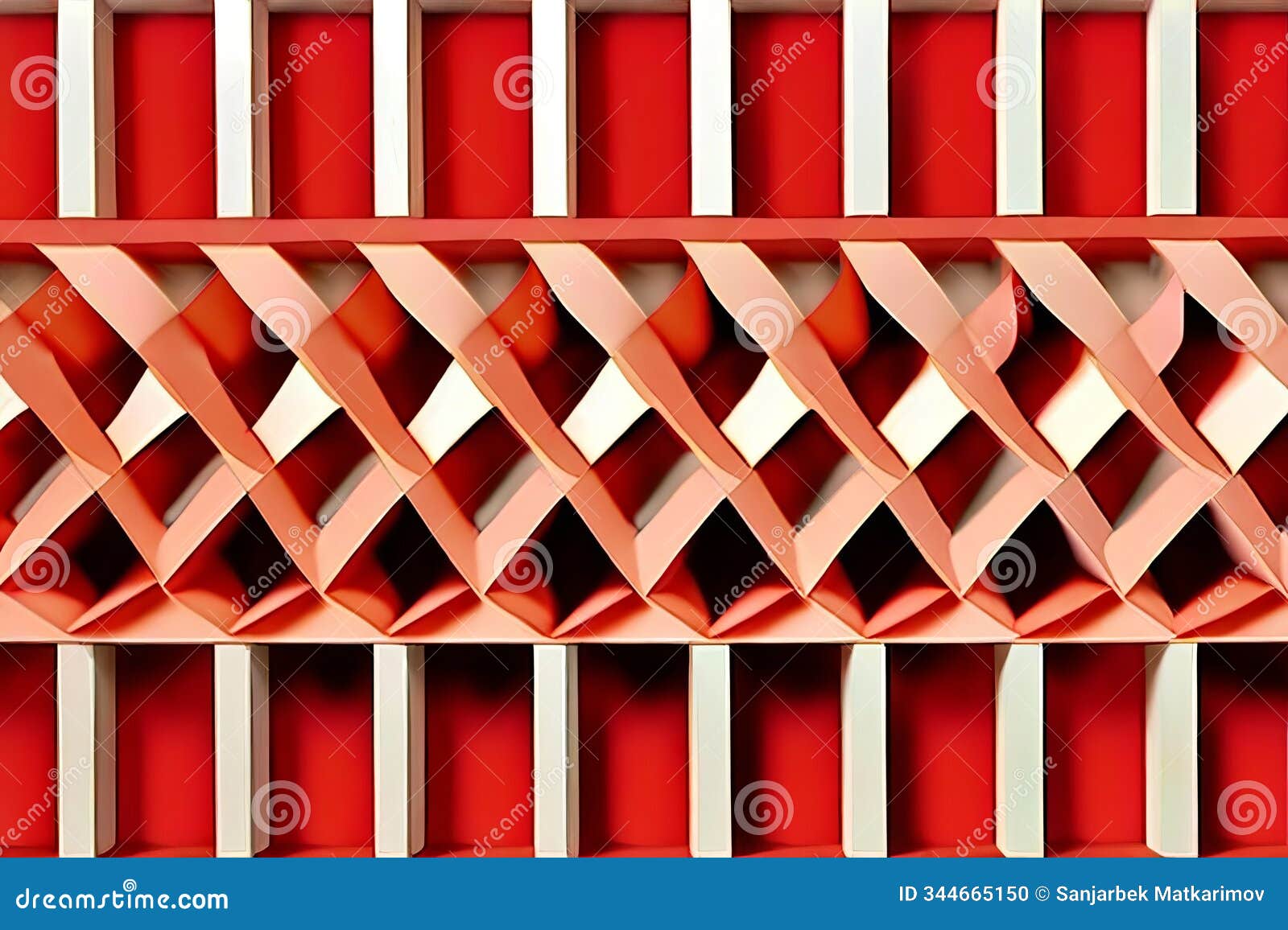 Moir Patterns Overlapping Grids or Patterns To Create a Moir Eff Stock Illustration ...
