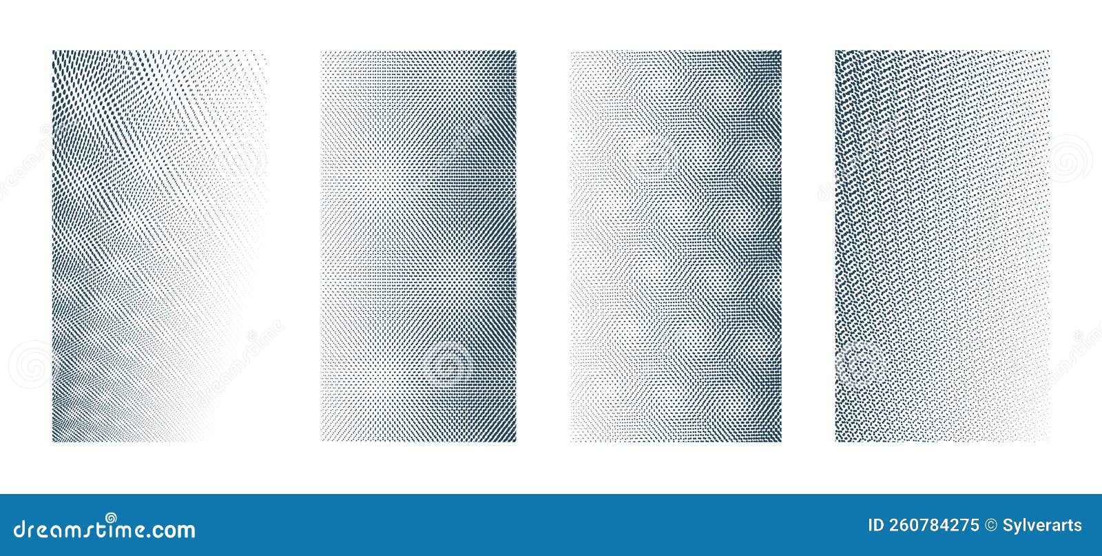 Moire Pattern Dots Vector Abstract Backgrounds Collection. Stock Vector ...