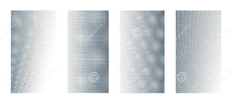 Moire Pattern Dots Vector Abstract Backgrounds Collection. Stock Vector ...