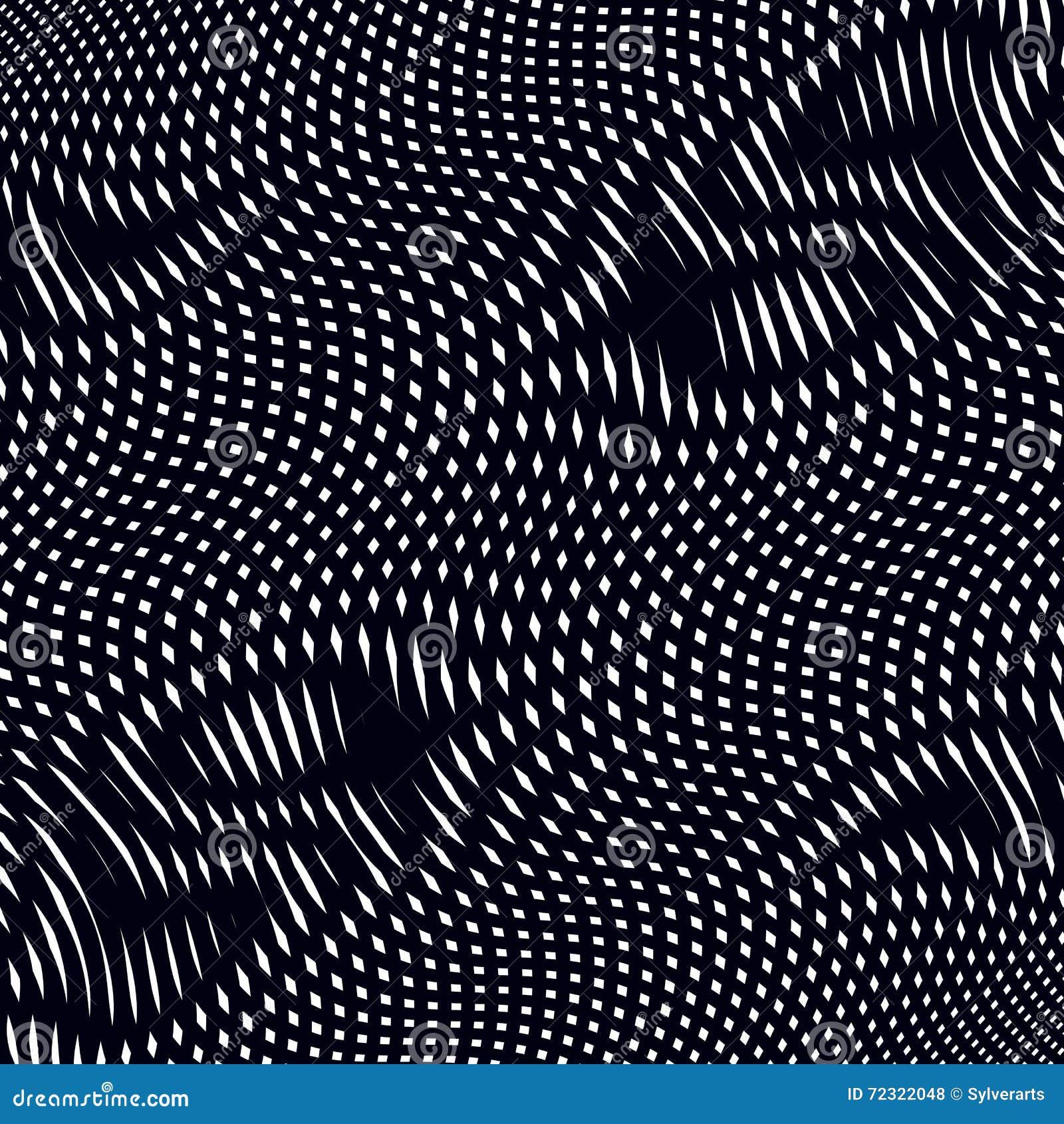 Moire Pattern Monochrome Background With Trance Effect Optical Stock