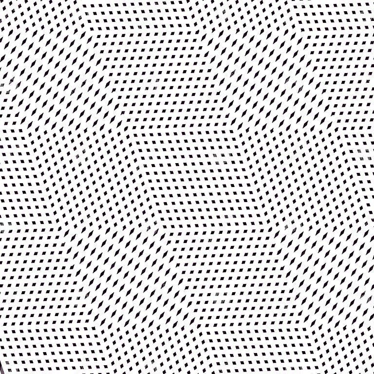 Moire Pattern, Monochrome Vector Background with Trance Effect. Stock ...