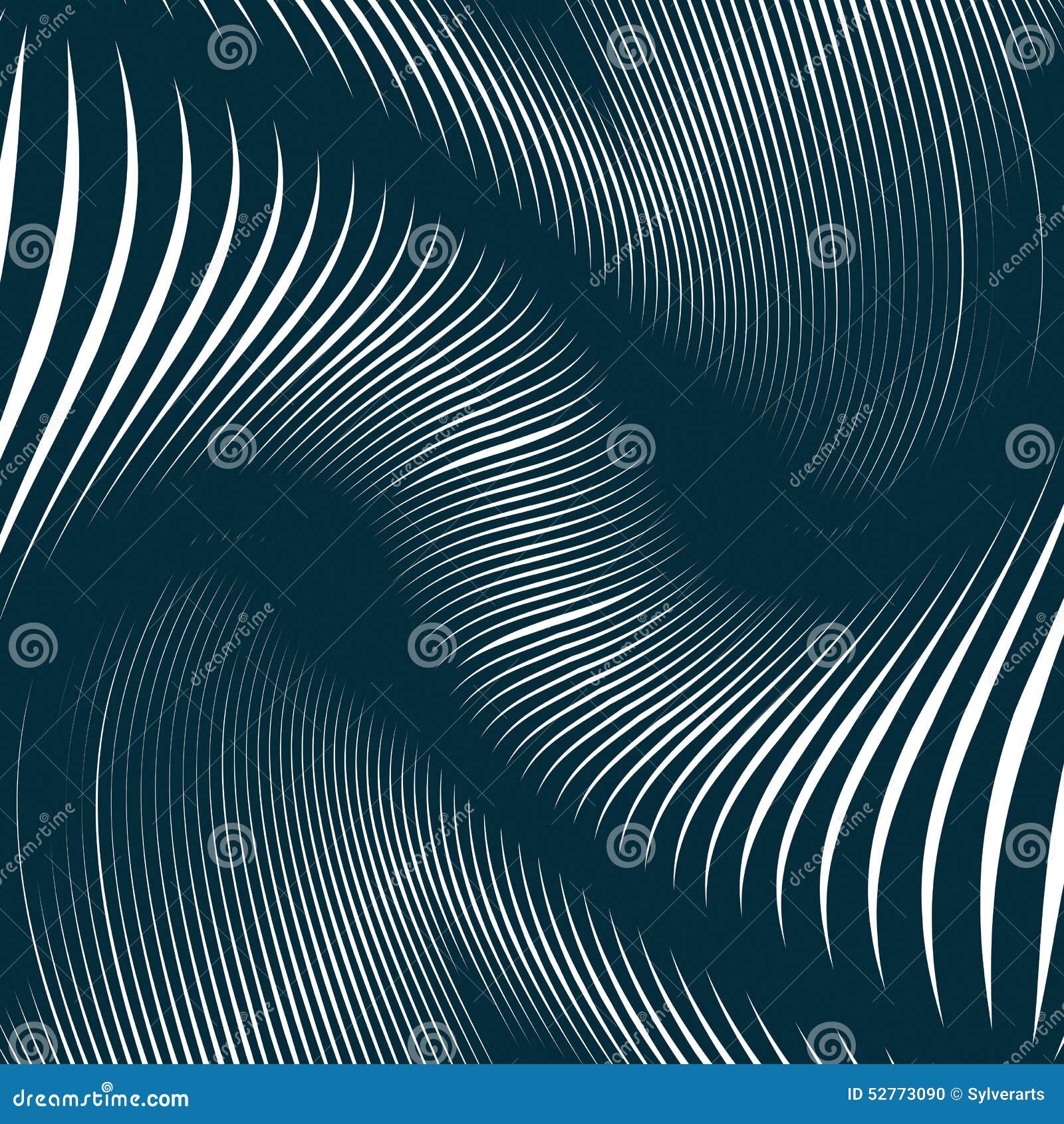 Moire Pattern, Op Art Background. Relaxing Hypnotic Backdrop Wit Stock ...