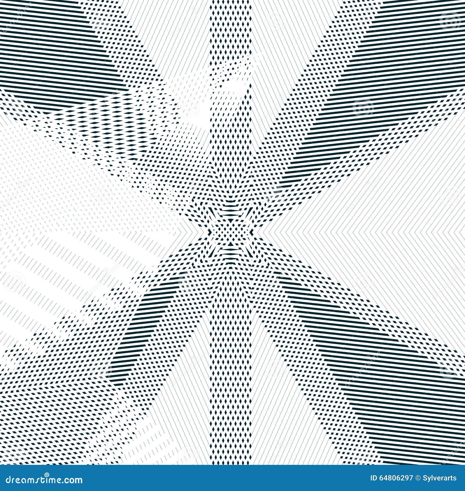 Moire Style, Gradient Optical Pattern, Motion Effect Tile. Stock Vector ...