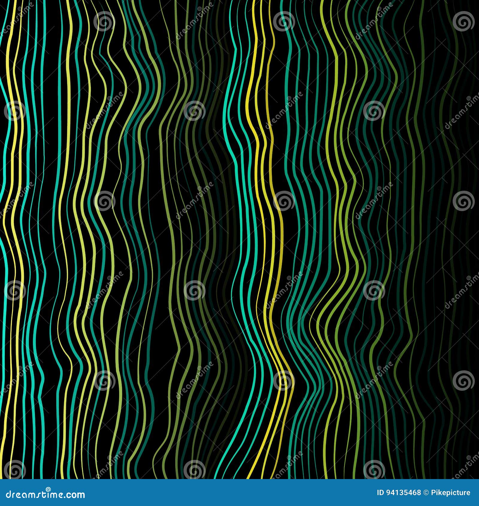 Moire Texture Vector. Vector Warped Lines Colorful Background. Moire ...