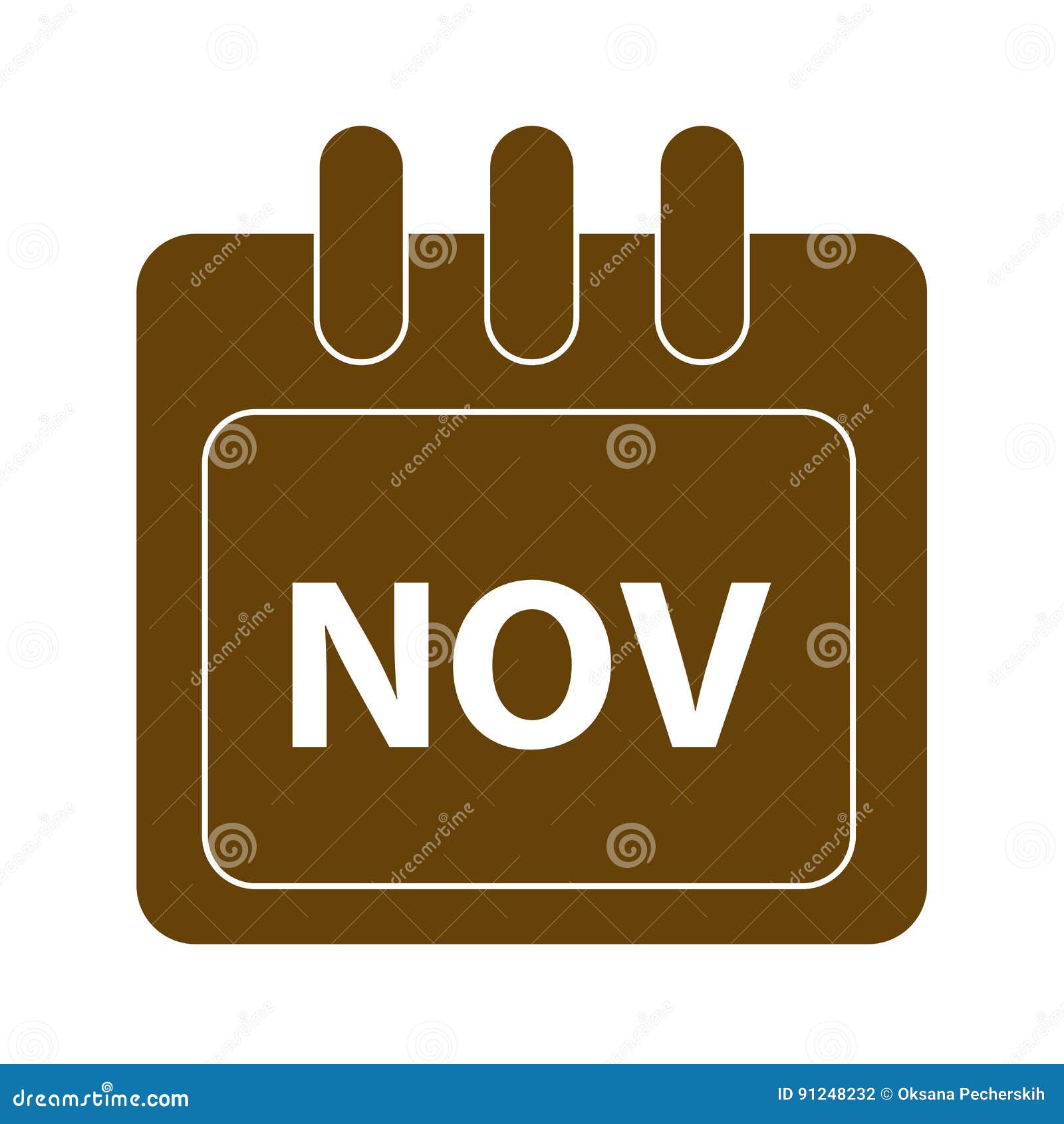 Mois De Vecteur Sur Le Calendrier Illustration de Vecteur ...