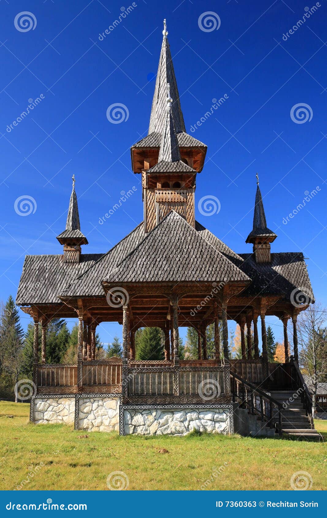 Moisei Monastery stock image. Image of touristic, travel - 7360363