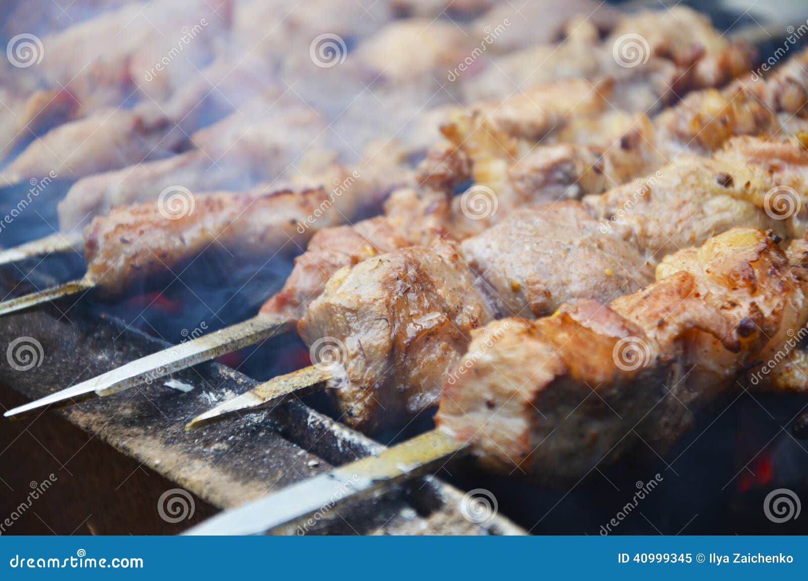 Moist and Appetizing Grilled Caucasian BBQ Stock Image - Image of ...