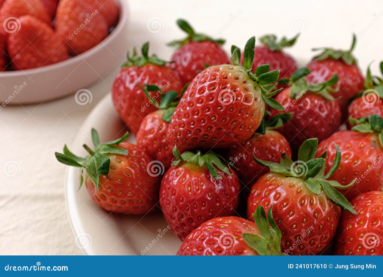 Moist and Soft Red Fruit Strawberry Stock Photo - Image of moist, meal ...