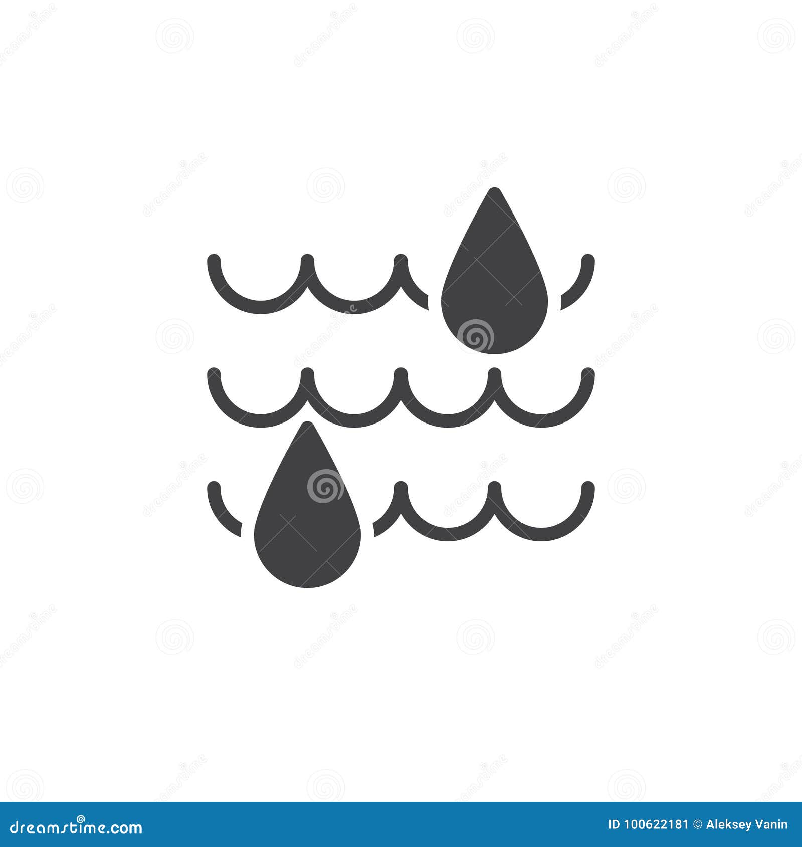 Moisture icon vector stock vector. Illustration of perfect - 100622181