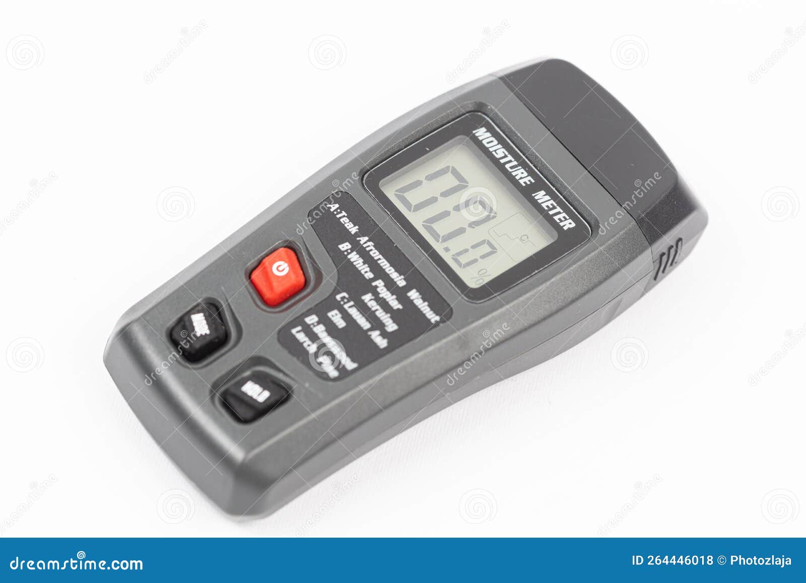 Moisture Meter Isolated Above White Background Stock Photo - Image of ...