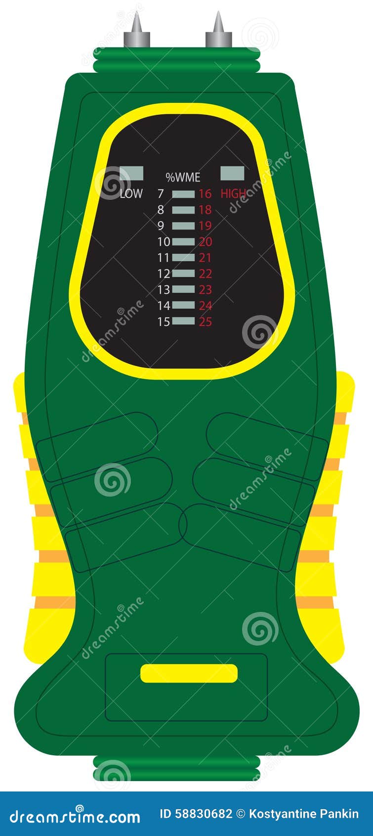 Moisture Meter Vector Illustration | CartoonDealer.com #54351856