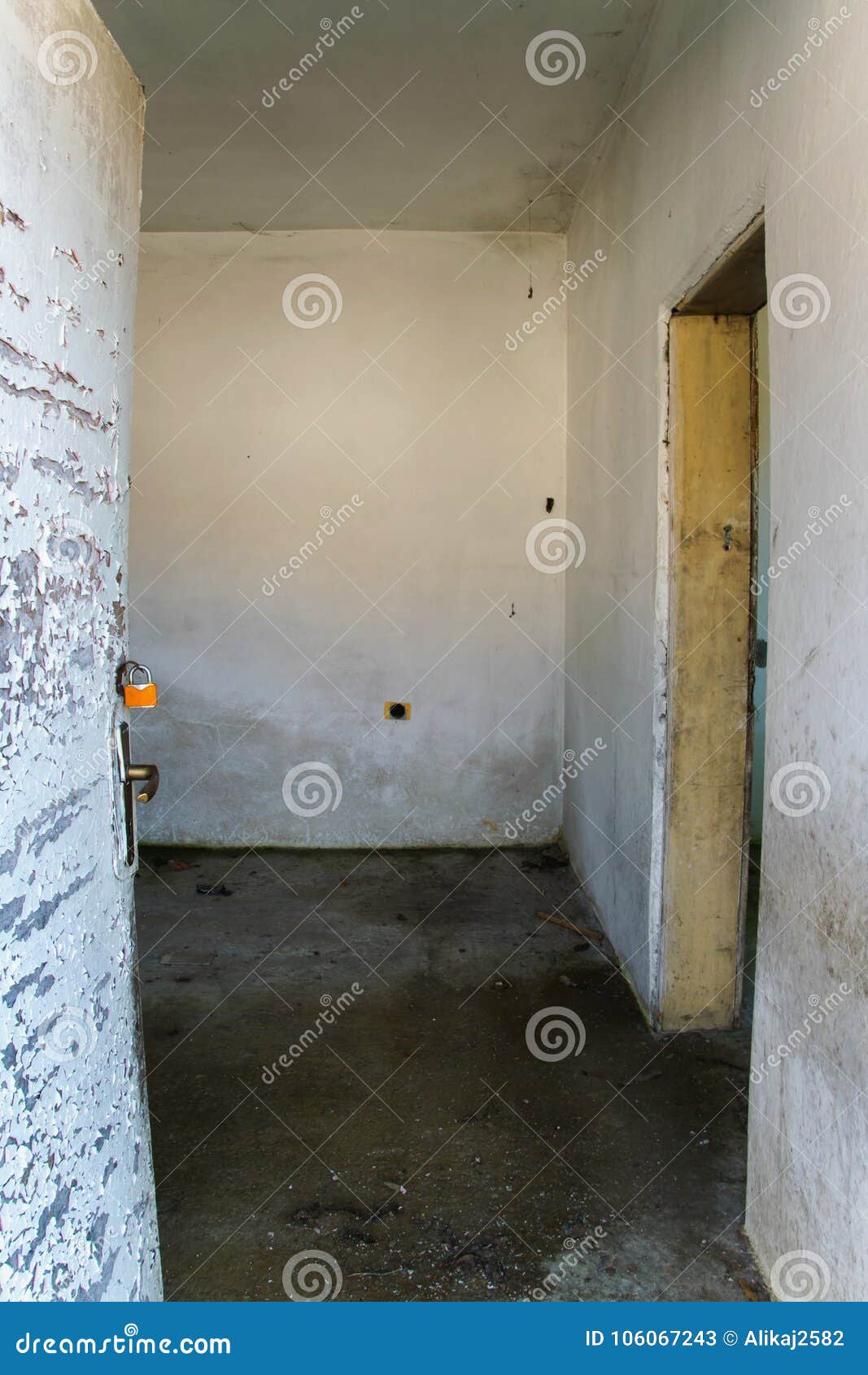 The Moisture from the Walls Stock Image - Image of fixing, allergy ...