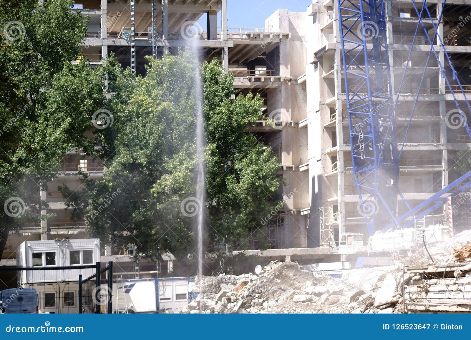 Moisturized rubble heap stock image. Image of moisturized - 126523647