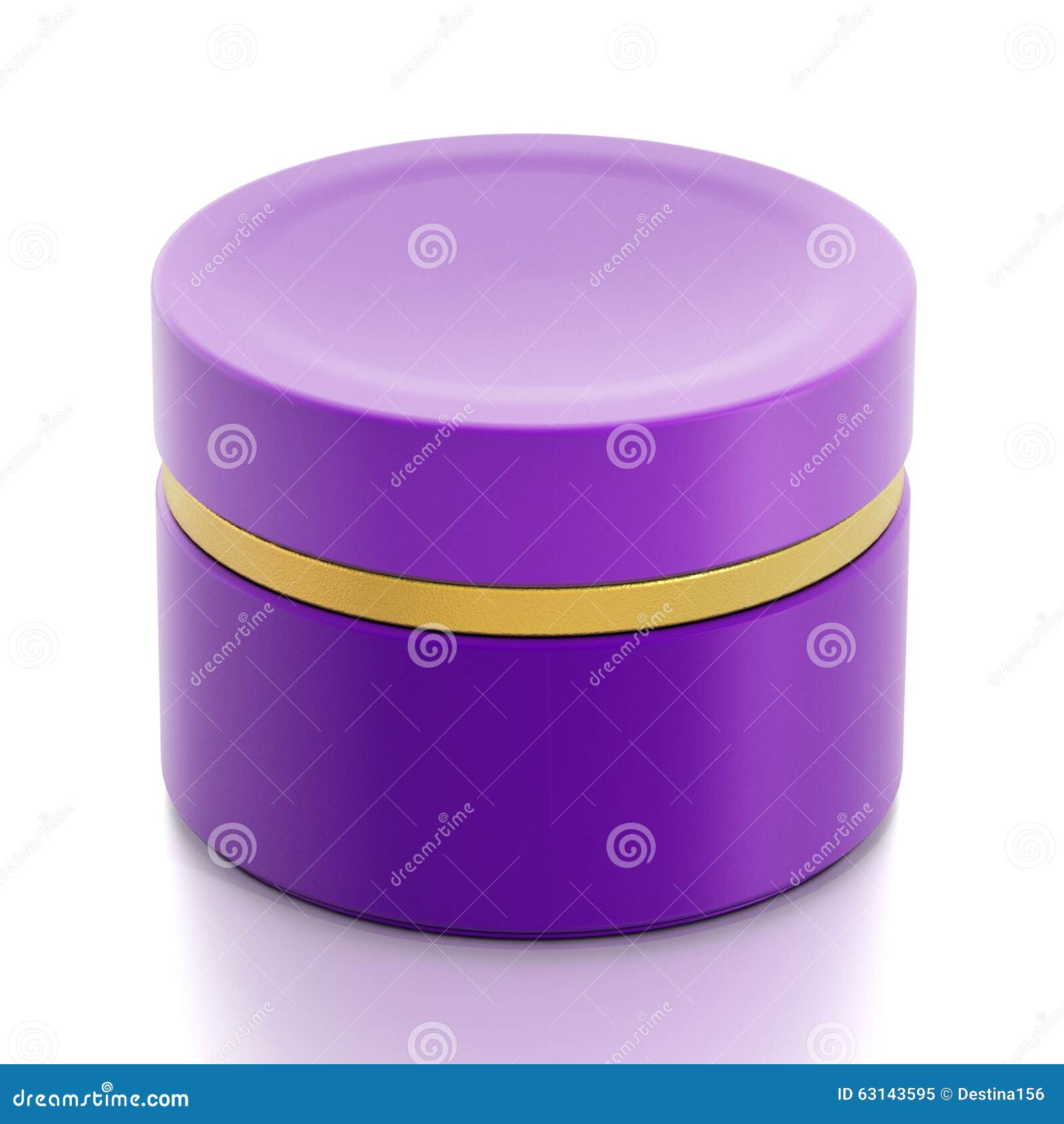Moisturizer Cream in Purple Container Stock Illustration - Illustration ...