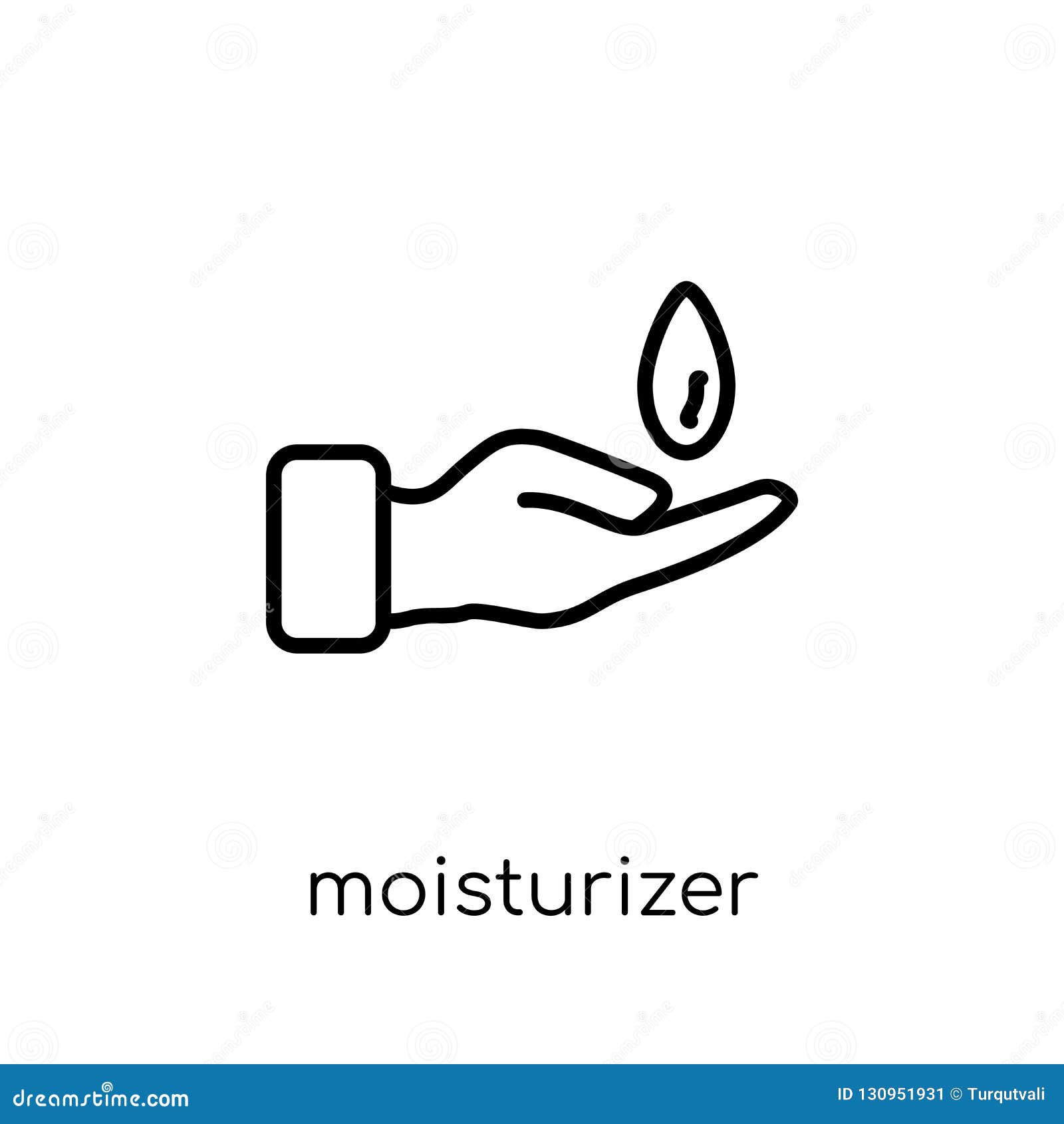 Moisturizer Icon. Trendy Moisturizer Logo Concept On White Background ...