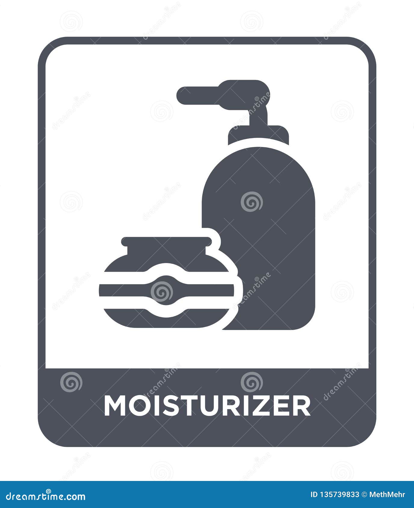 Moisturizer Icon in Trendy Design Style. Moisturizer Icon Isolated on ...
