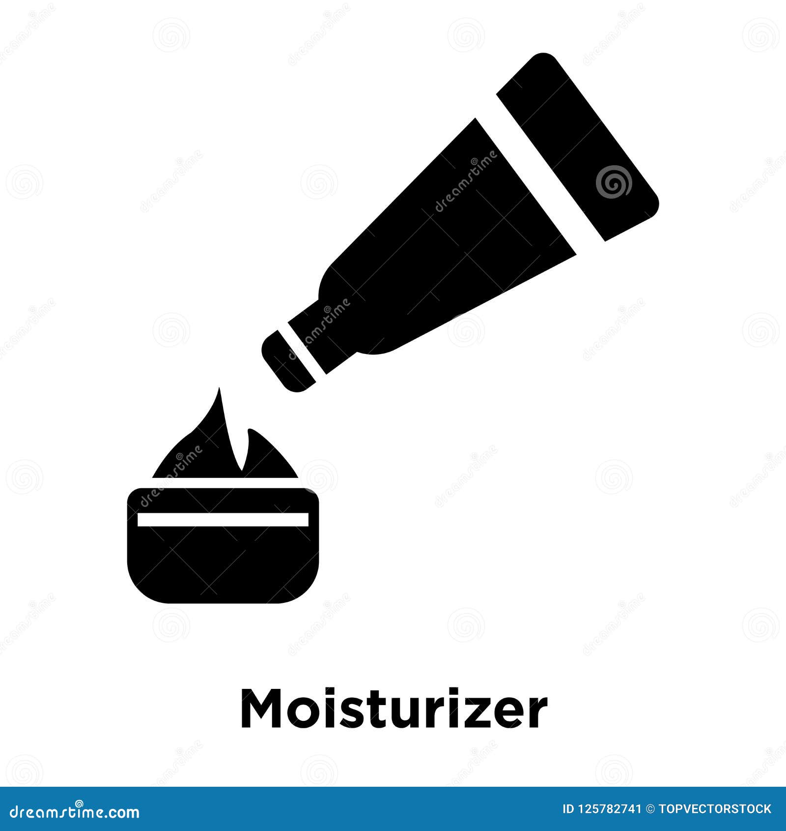 Moisturizer Icon Vector Isolated on White Background, Logo Concept of ...