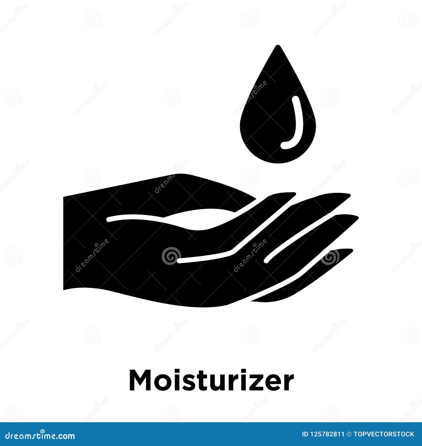 Moisturizer Icon Vector Isolated on White Background, Logo Concept of ...