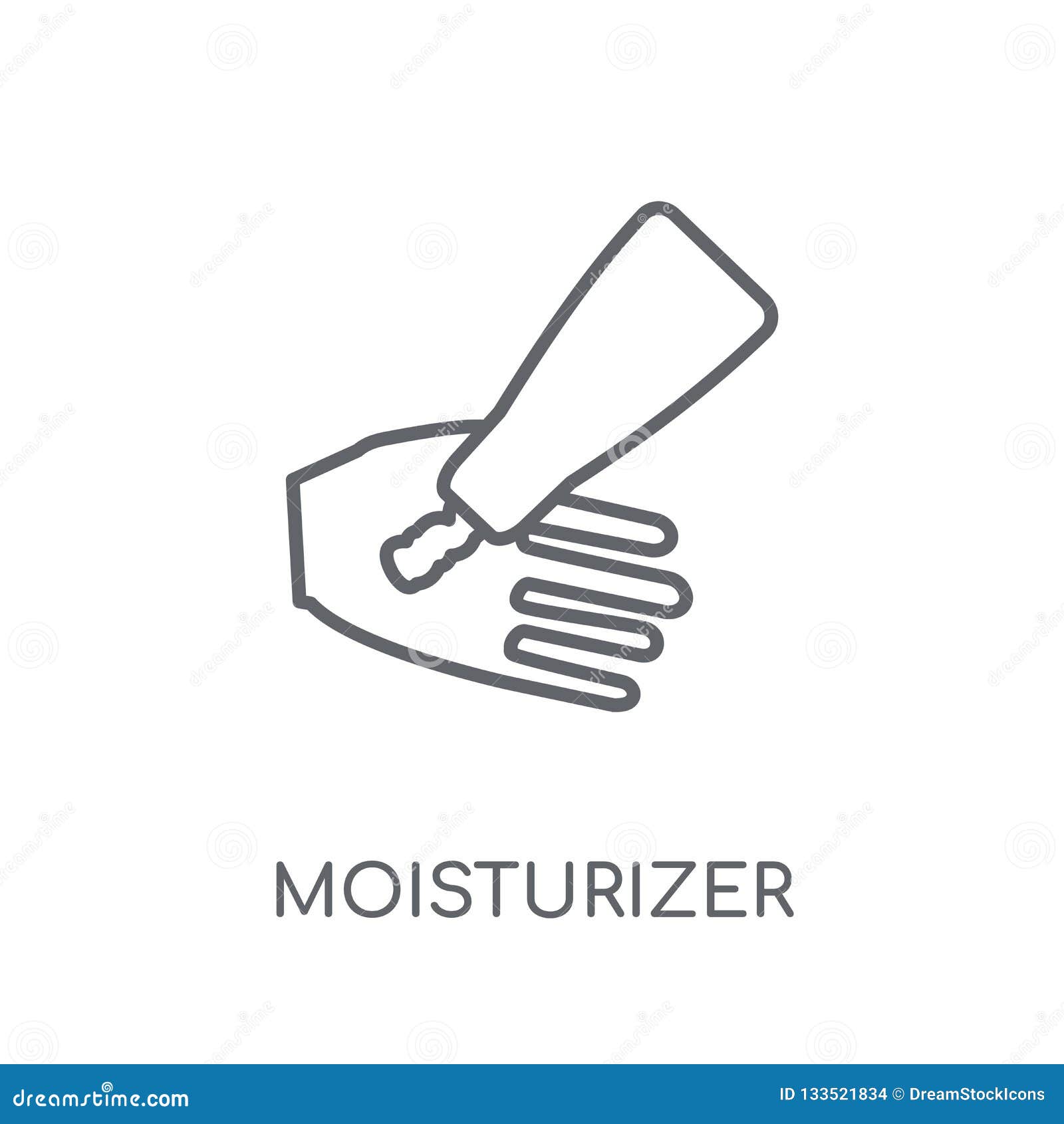 Moisturizer Linear Icon. Modern Outline Moisturizer Logo Concept Stock ...
