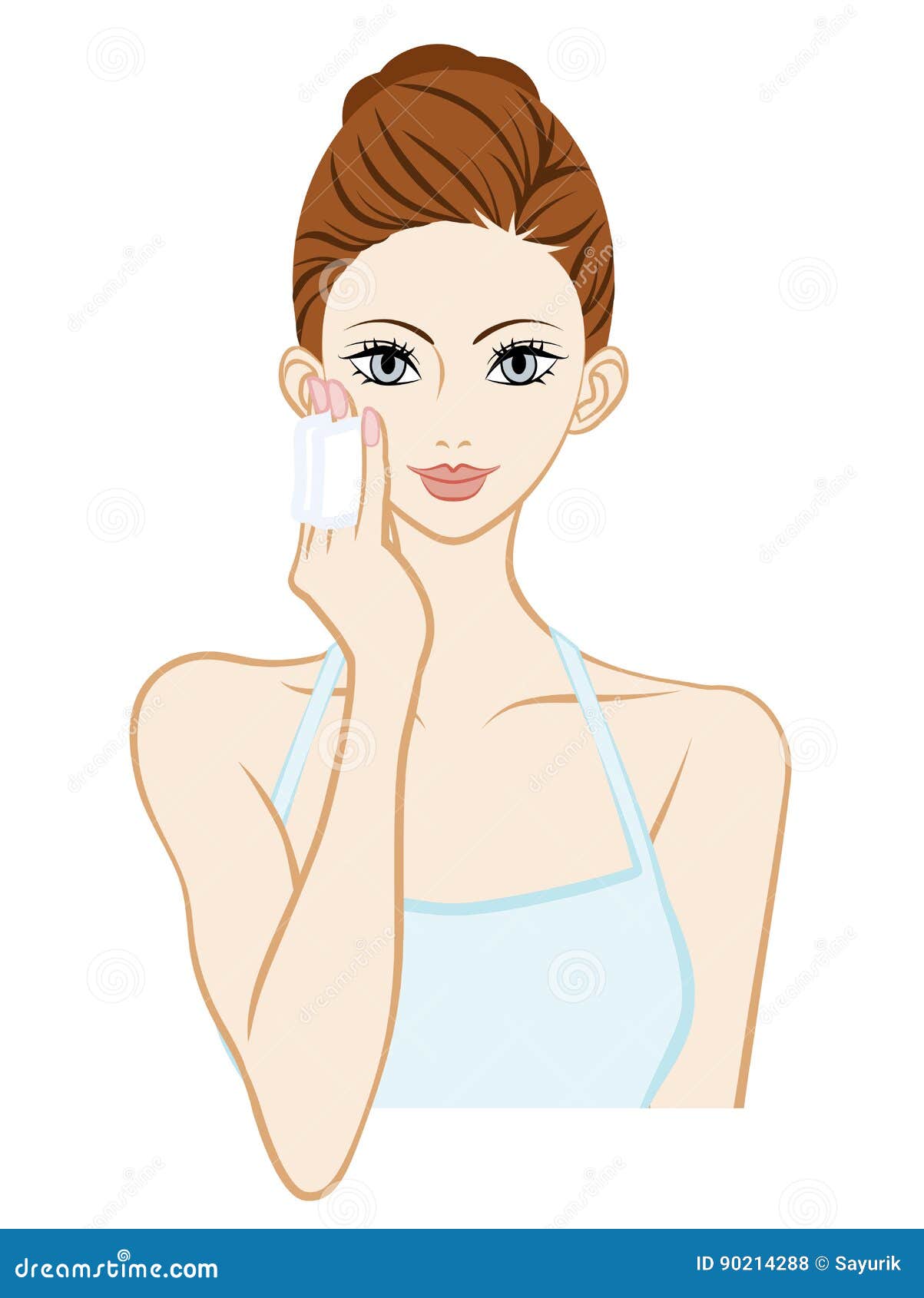Moisturizer -Skin Care stock vector. Illustration of skin - 90214288